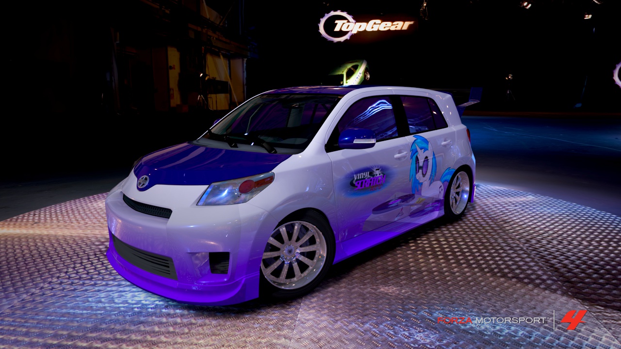 #2498536 - safe, dj pon-3, vinyl scratch, pony, car, female, forza ...