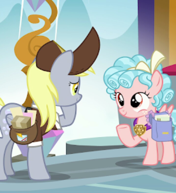 #2506132 - safe, screencap, cozy glow, derpy hooves, pegasus, pony ...