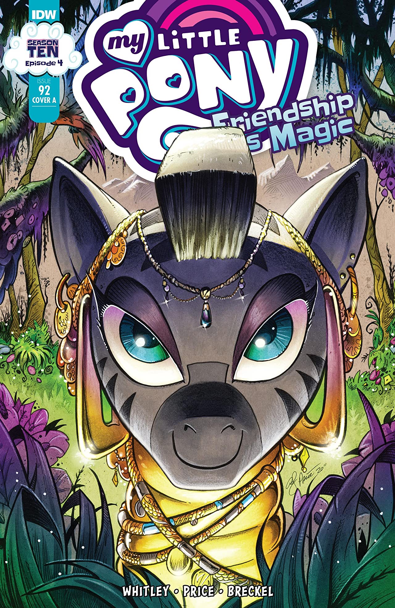 #2503692 - safe, artist:andy price, idw, zecora, pony, zebra ...
