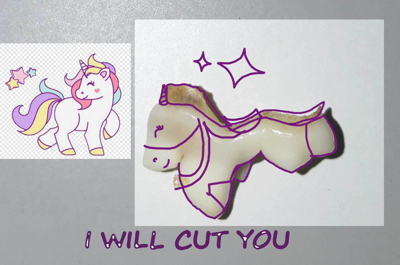 #2505085 - safe, oc, oc:carnassial shear, pony, unicorn, carnivora, cut ...