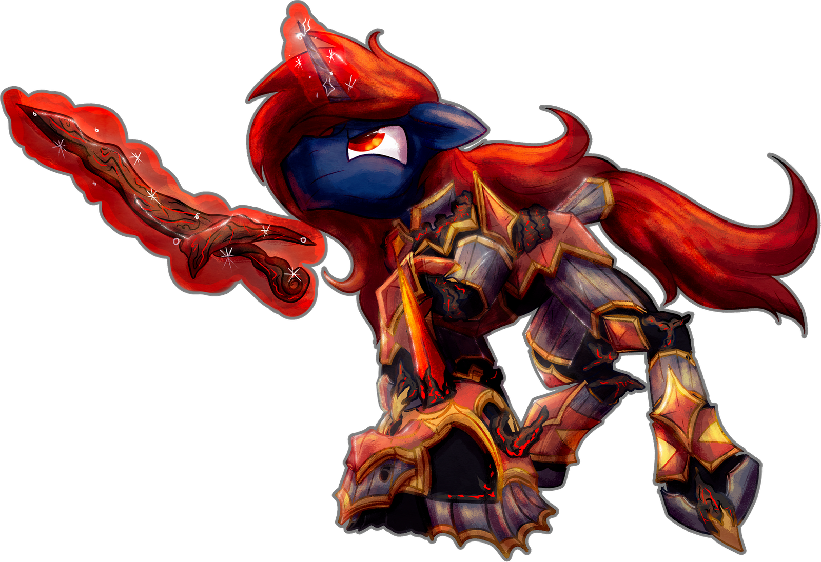 #2294339 - safe, artist:tiothebeetle, oc, oc only, pony, unicorn, armor ...