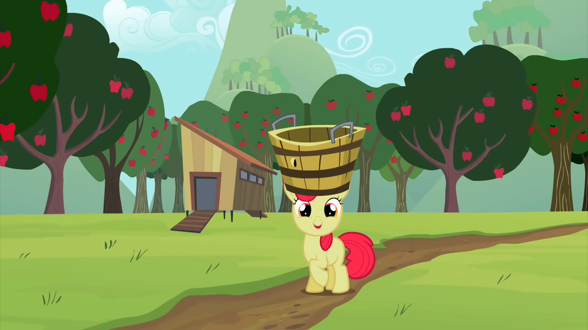 #2301381 - safe, screencap, apple bloom, earth pony, pony, g4, my ...