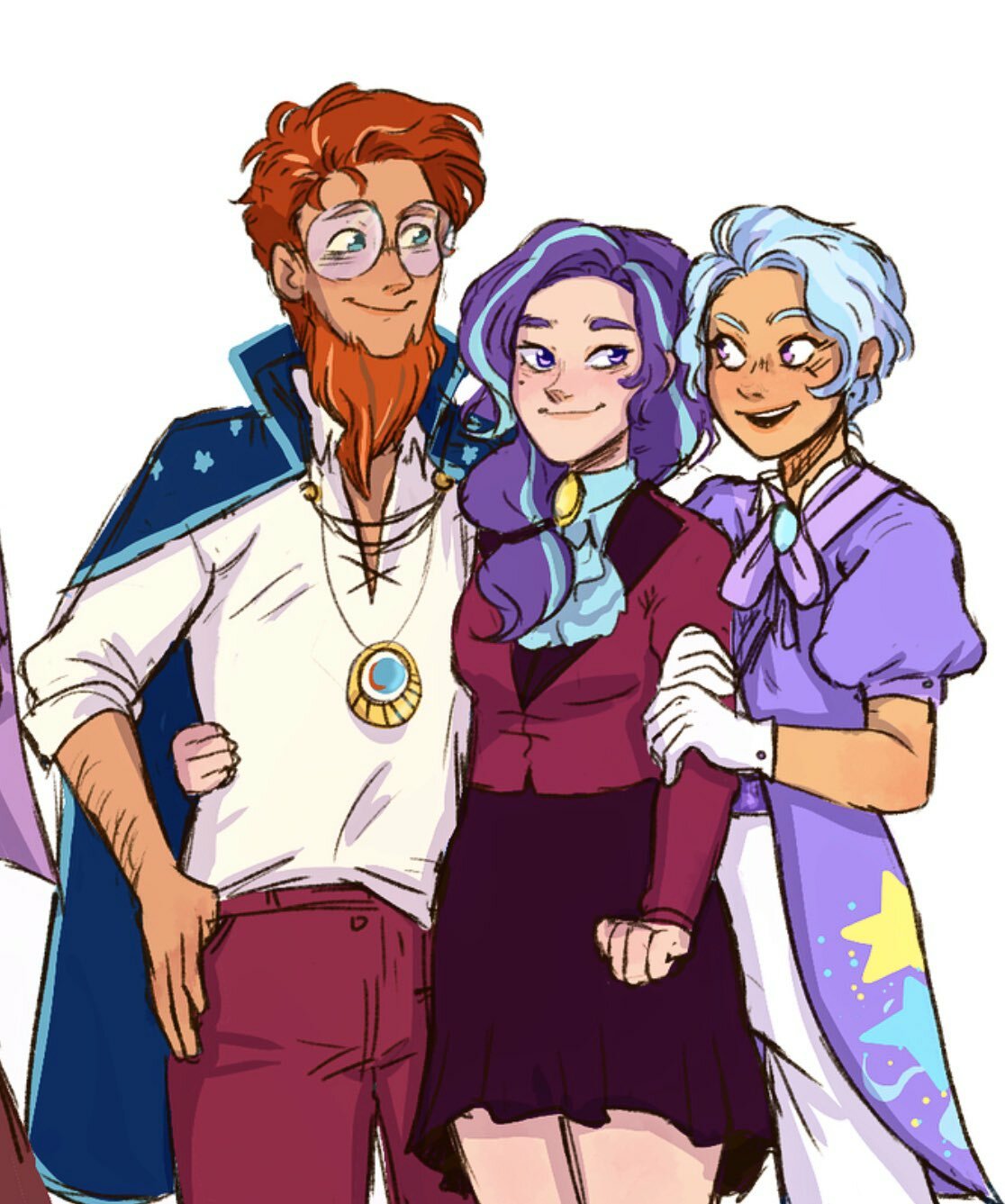 #2327987 - safe, artist:flamingbiscuit_, starlight glimmer, sunburst ...