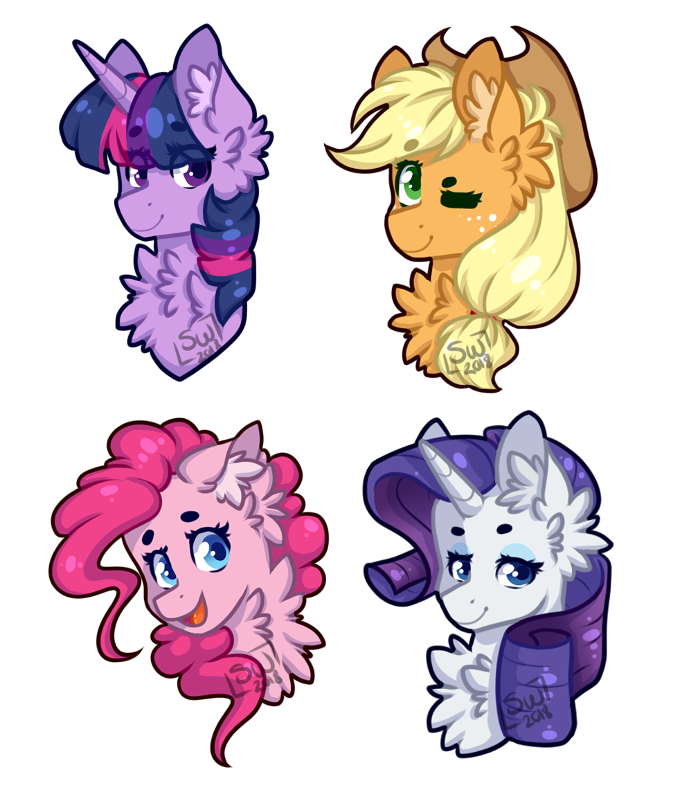 #2342300 - safe, artist:silentwolf-oficial, applejack, pinkie pie ...