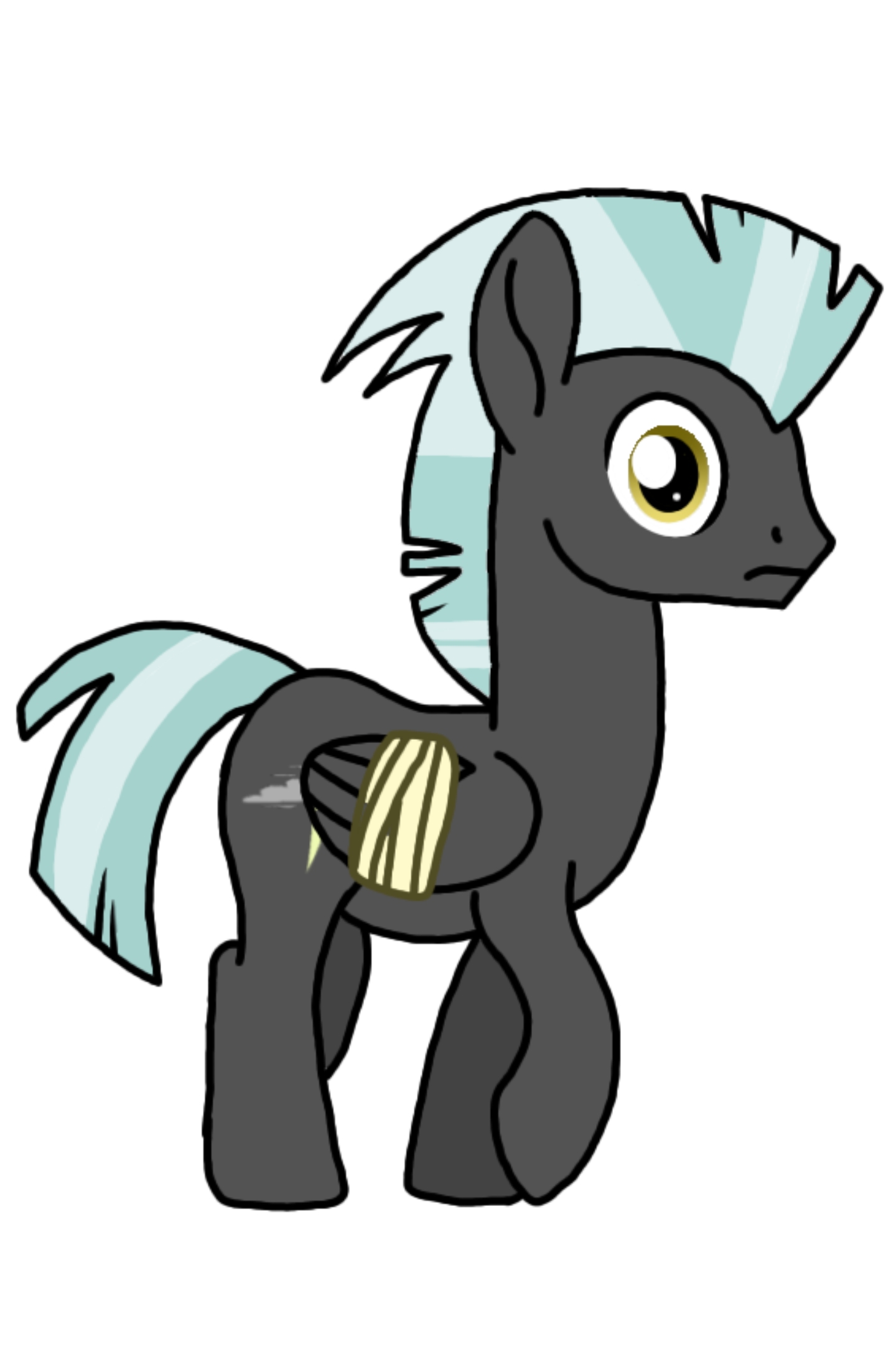 #2384135 - safe, artist:windy breeze, thunderlane, pegasus, pony, g4 ...