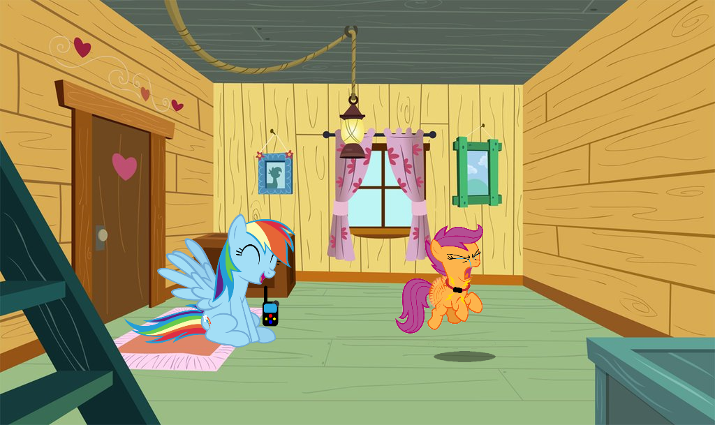 #2367110 - artist needed, safe, rainbow dash, scootaloo, pegasus, pony ...