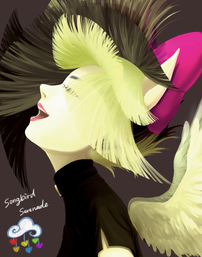 #2407546 - safe, artist:slueqg, songbird serenade, human, my little ...