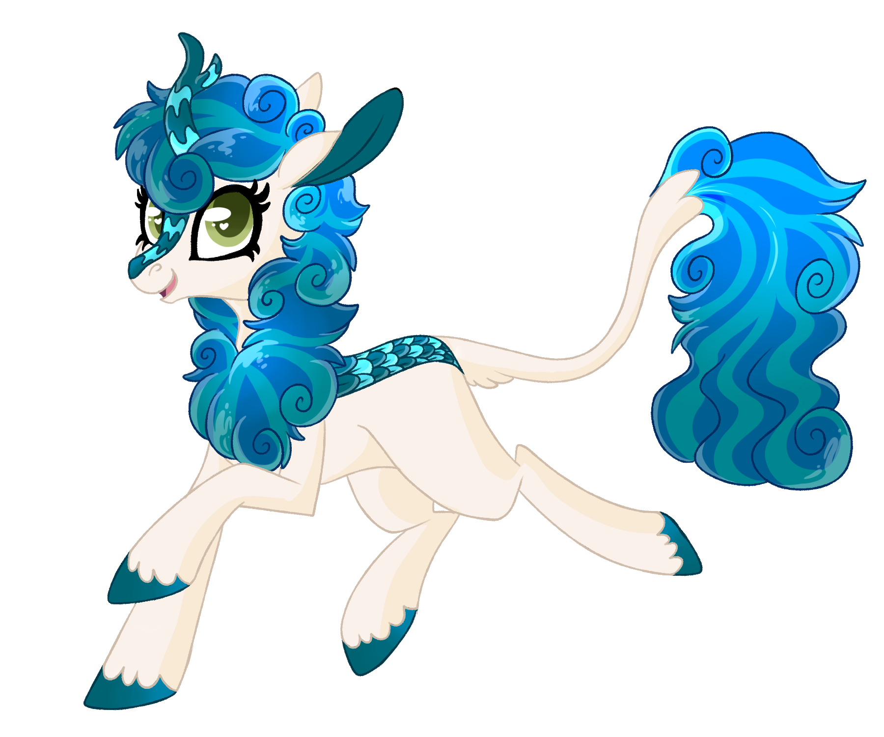 #2428719 - safe, artist:angei-bites, oc, oc only, kirin, female, simple ...