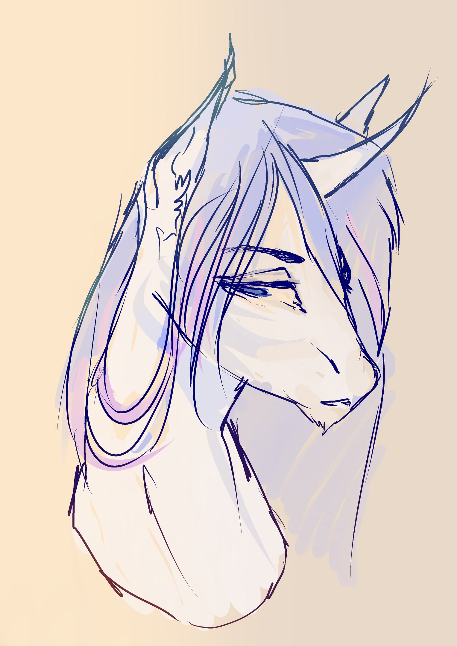 #2443264 - safe, artist:kiwwsplash, oc, oc only, pony, unicorn, bust, horn, solo, unicorn oc ...