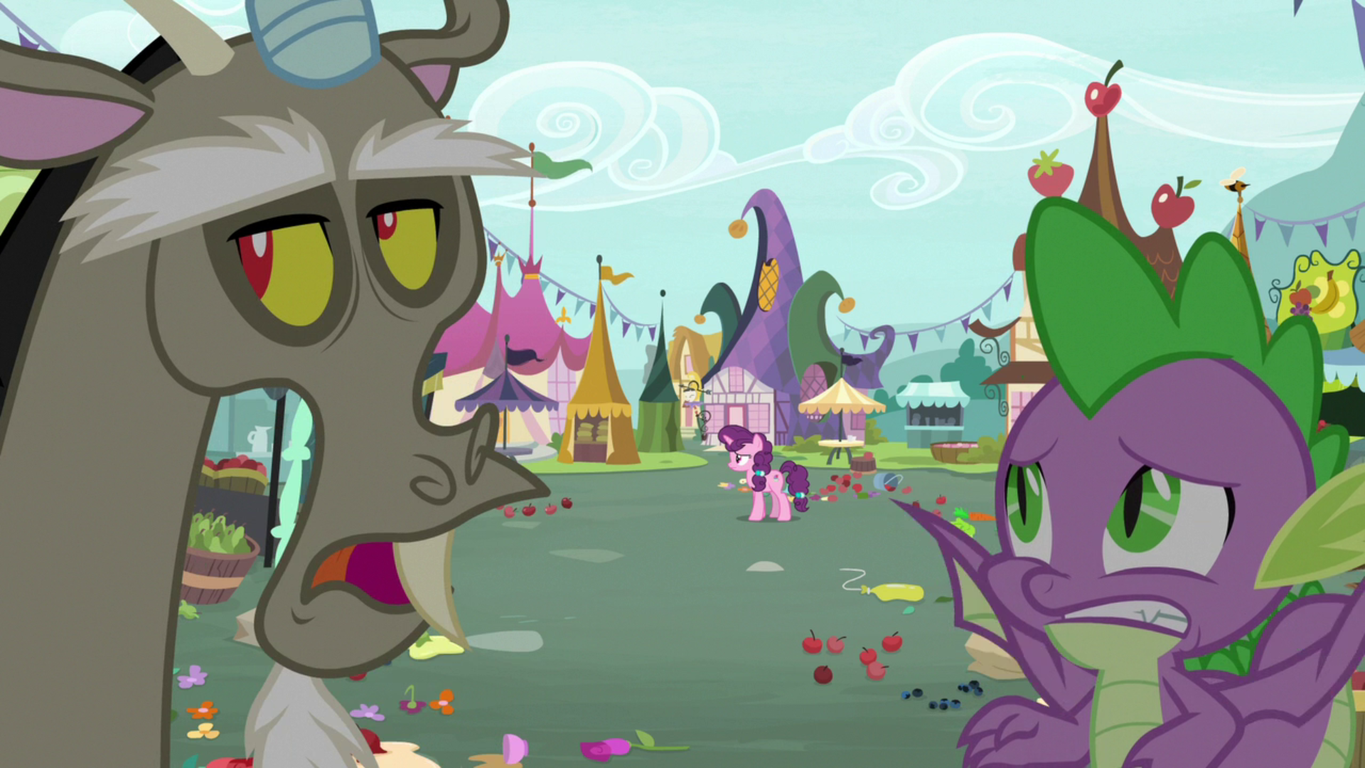 #2439527 - safe, screencap, discord, spike, sugar belle, the big mac ...
