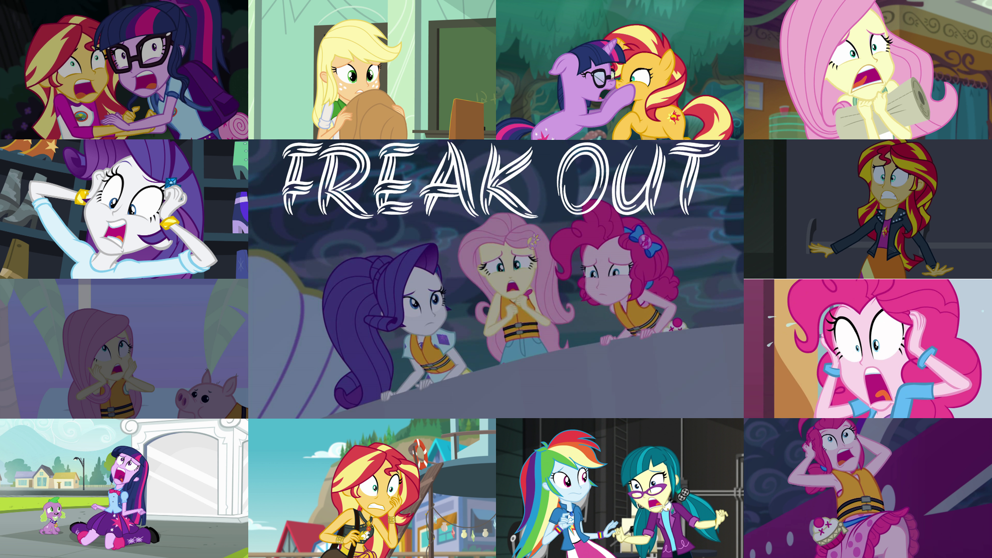 #2537800 - safe, edit, edited screencap, editor:quoterific, screencap, applejack, fluttershy ...