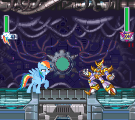 #2540775 - safe, rainbow dash, pegasus, pony, angry, boss battle ...