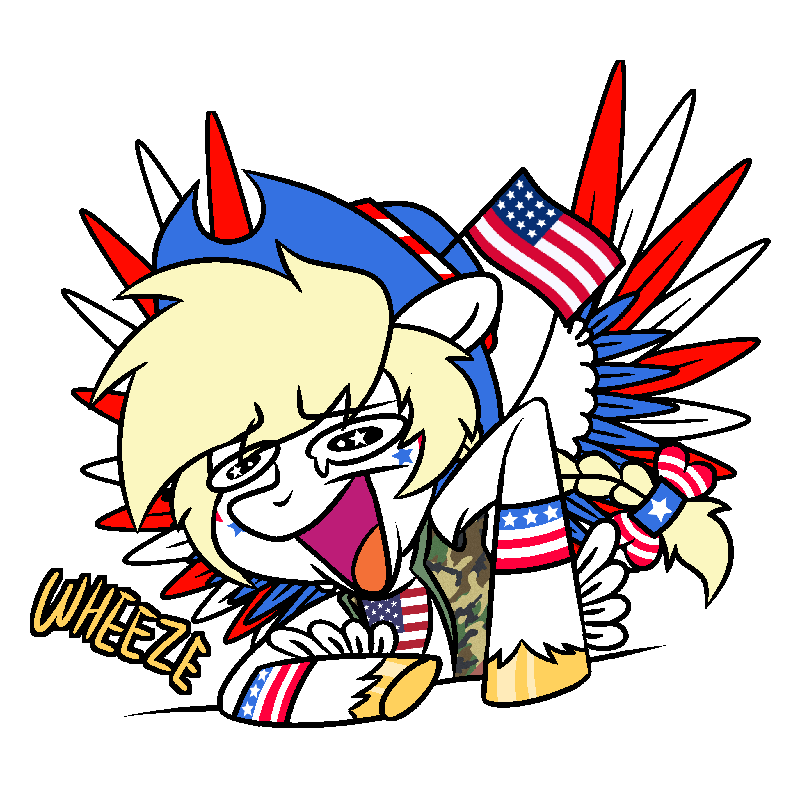 #2730450 - safe, artist:starspangledpony, oc, oc:star spangle, pegasus ...