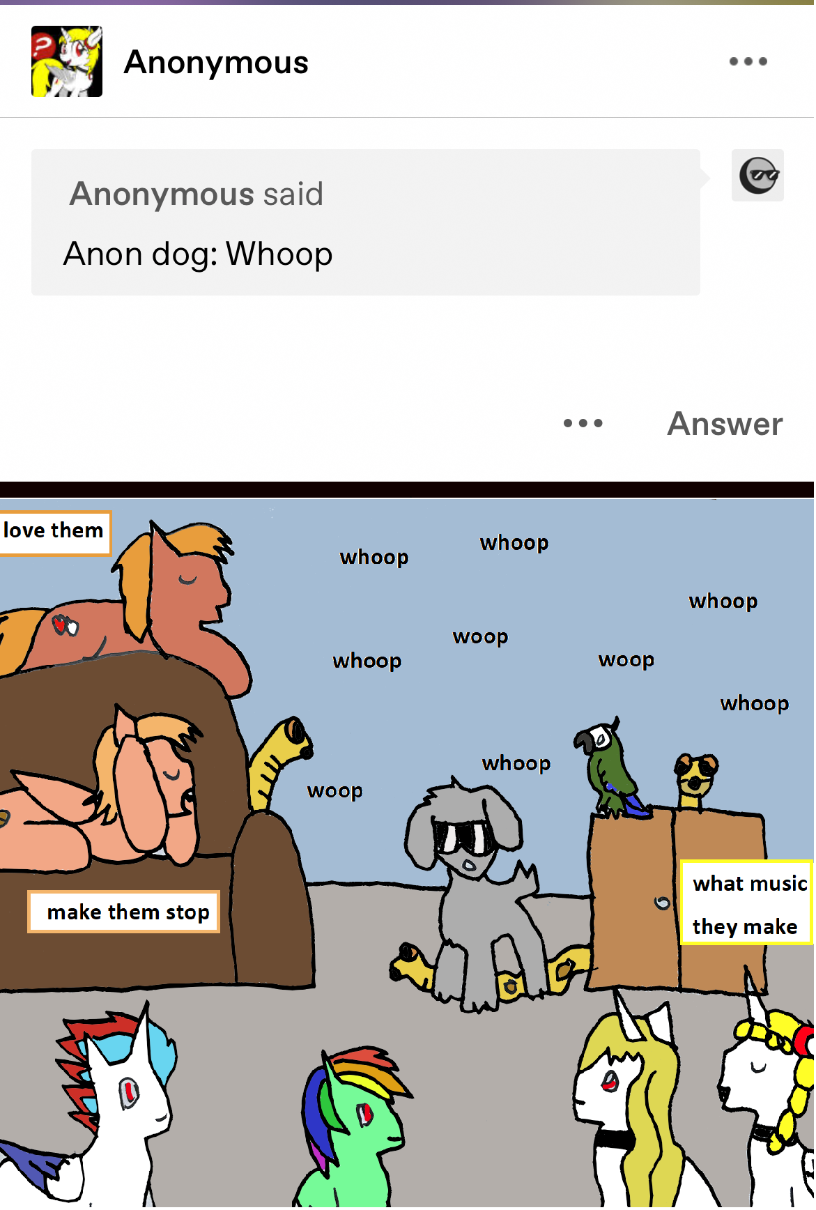 #2739749 - safe, artist:ask-luciavampire, oc, oc:bella the whooping ...