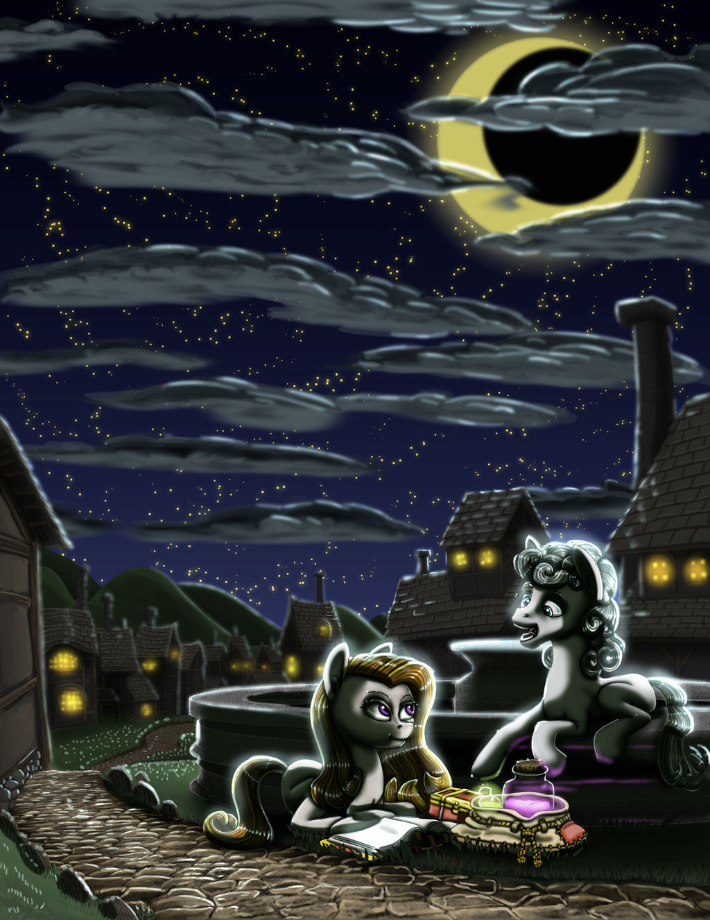 #2756660 - safe, artist:amalgamzaku, oc, oc only, earth pony, pony ...