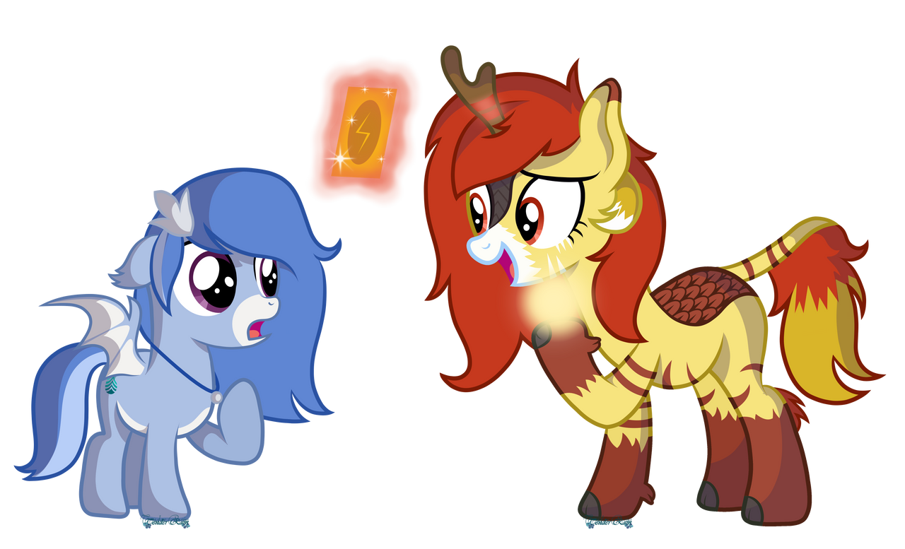 #2763329 - safe, artist:tenderrain-art, oc, oc only, bat pony, kirin ...