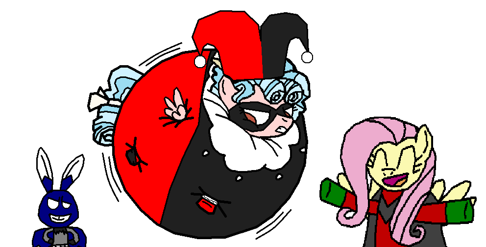 #2581281 - safe, artist:theinflater19, angel bunny, cozy glow ...