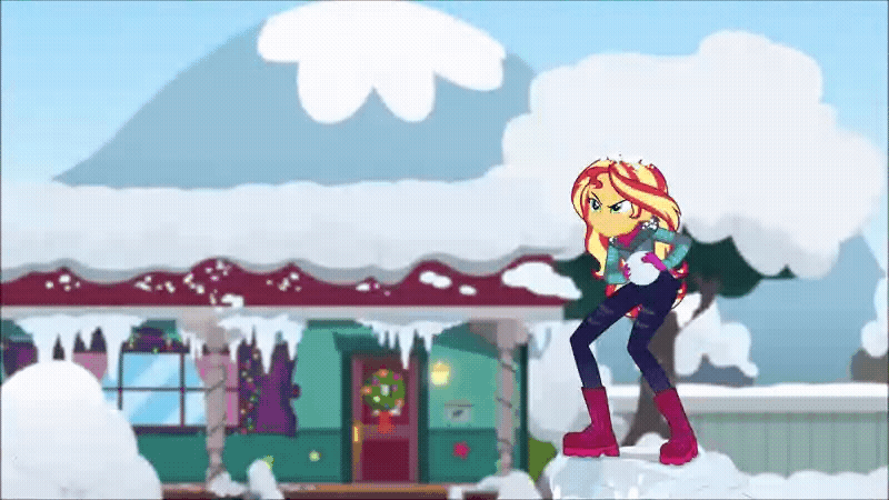 #2592122 - safe, screencap, applejack, sunset shimmer, equestria girls ...