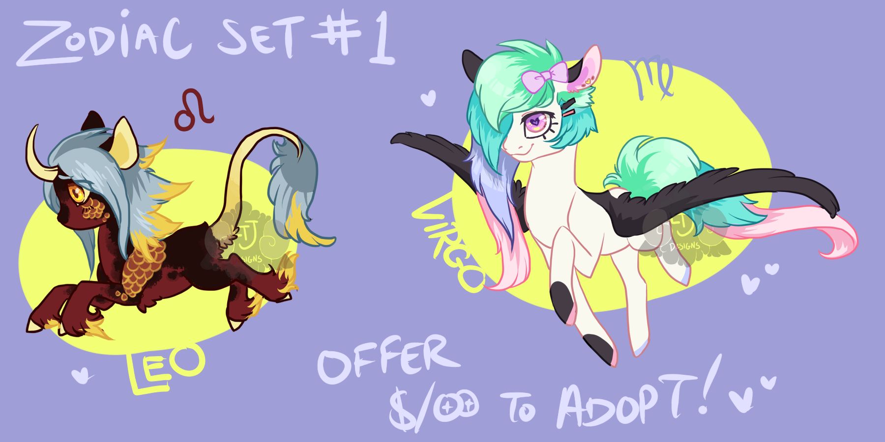 #2593796 - safe, artist:lavvythejackalope, oc, oc only, pegasus, pony, unicorn, curved horn, duo ...