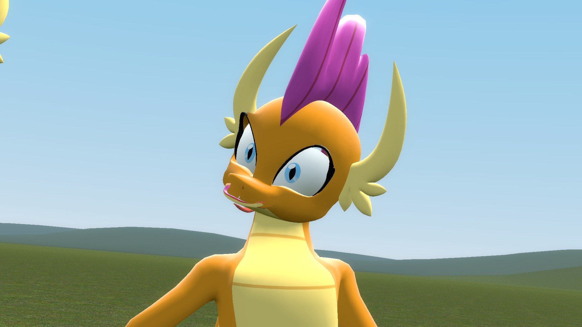 #2589137 - safe, smolder, dragon, 3d, dragoness, female, gmod, off ...