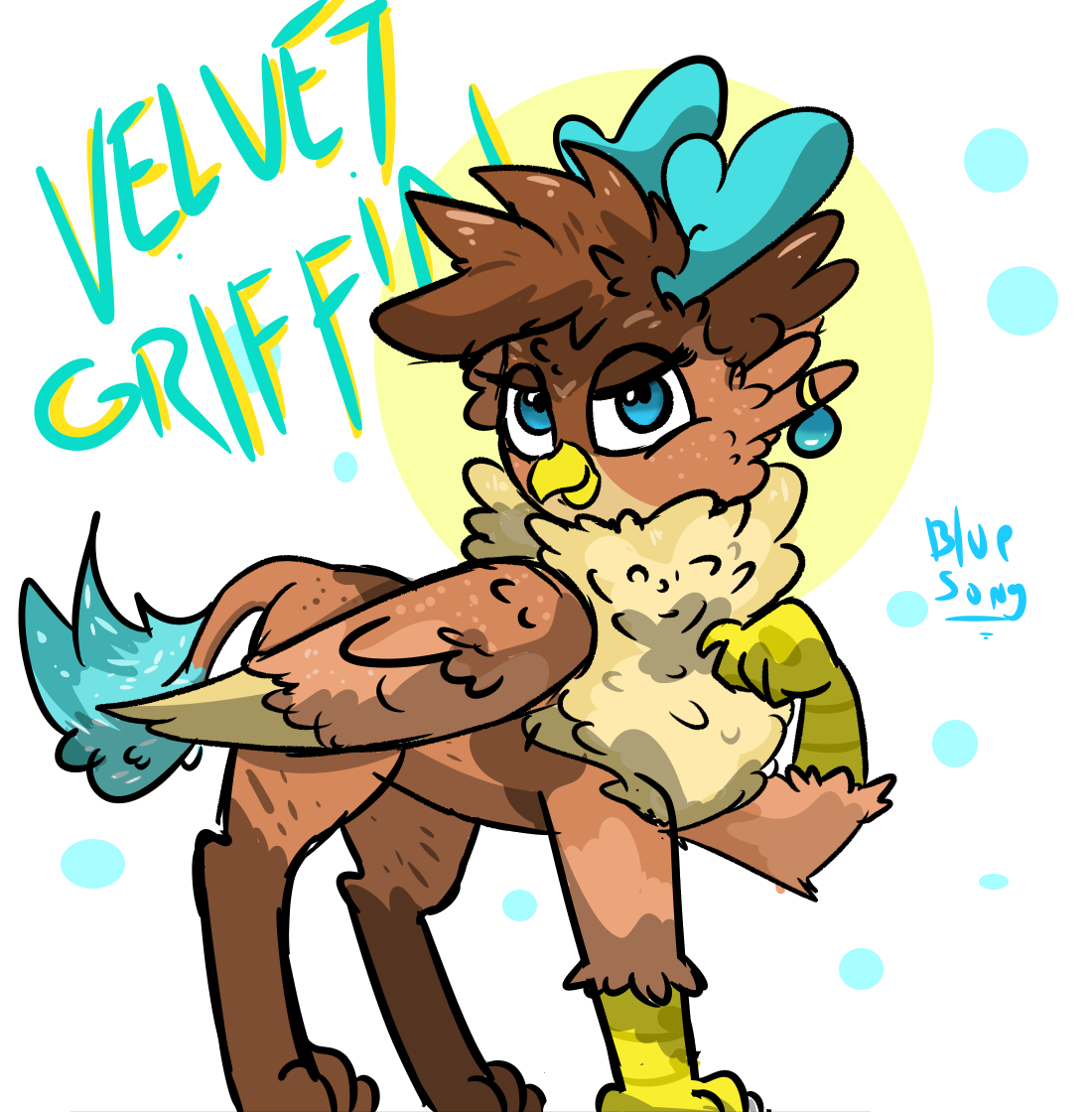 #2664941 - safe, artist:azulejo, velvet (tfh), griffon, them's fightin ...