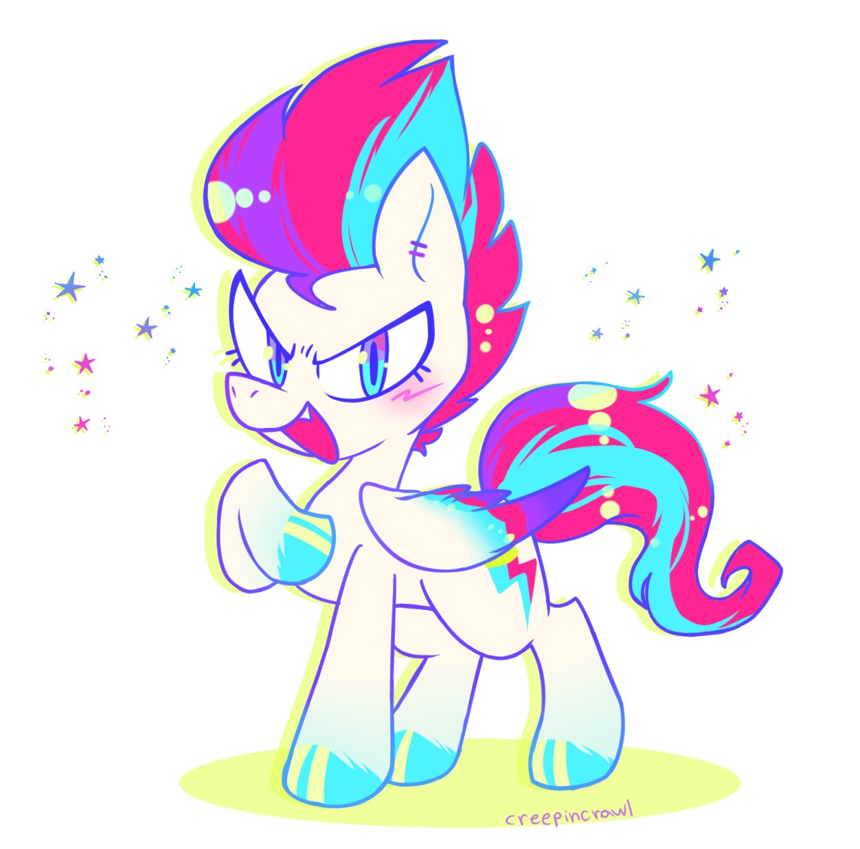 #2687408 - safe, artist:creepincrawl, zipp storm, pegasus, pony, g5, my ...