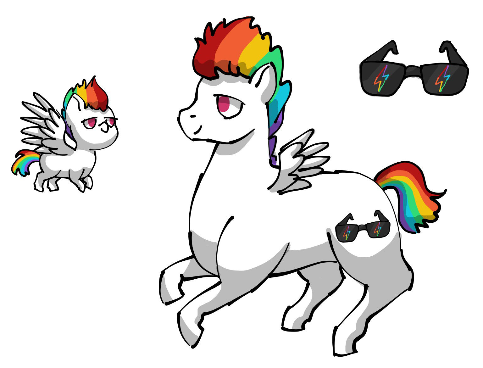 #2673601 - safe, artist:ukulelepineapplecat, oc, oc only, oc:buff bolt ...