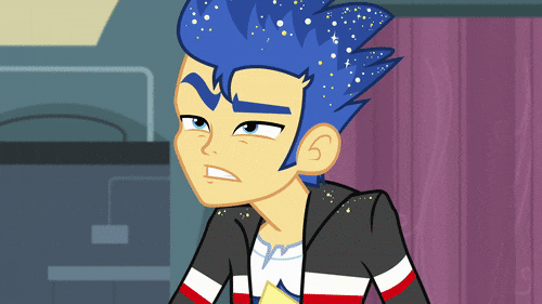 #2787147 - safe, screencap, flash sentry, a banner day, equestria girls ...