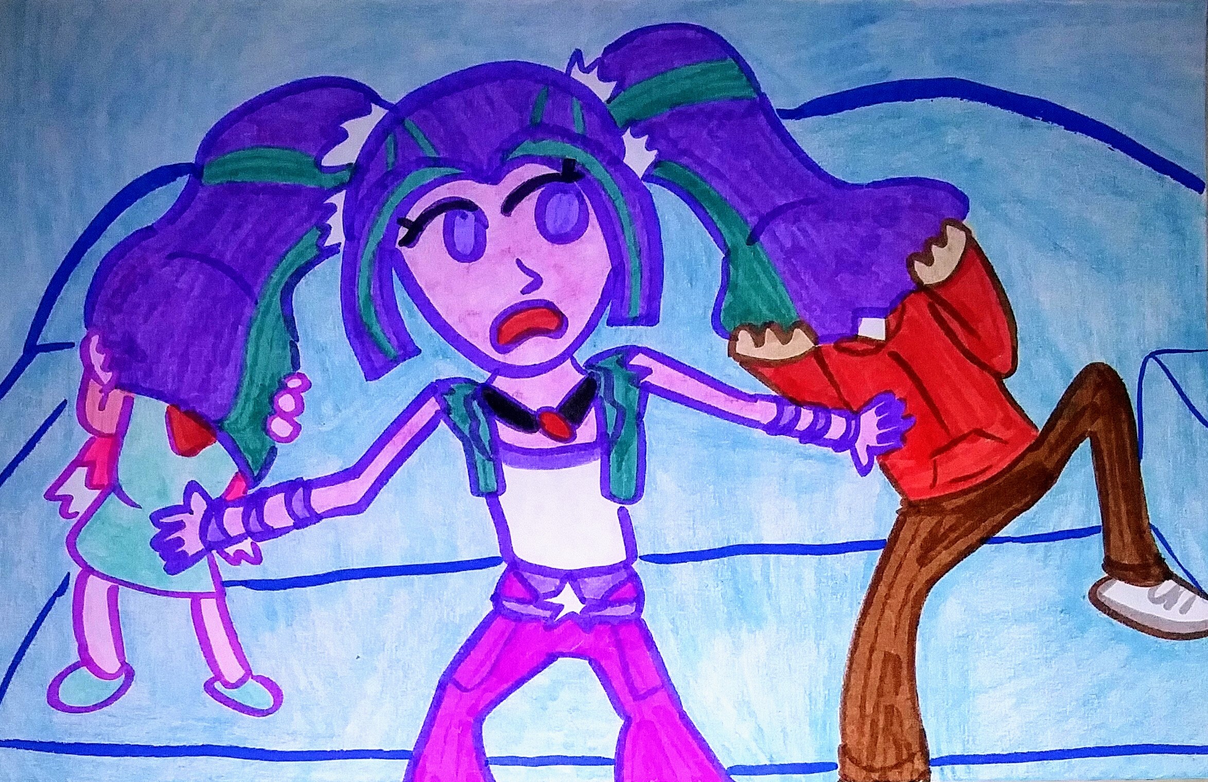 #2958556 - safe, artist:dex stewart, aria blaze, human, equestria girls ...