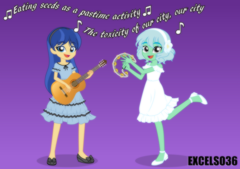 #2973601 - safe, artist:excelso36, flash sentry, oc, oc only, oc:alexa ...