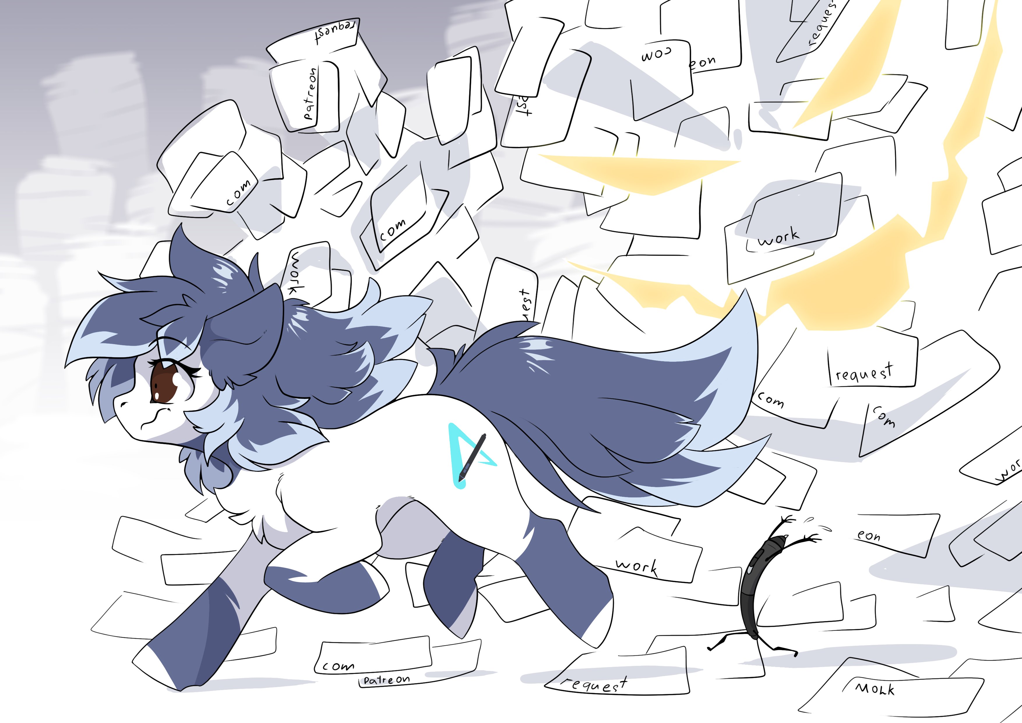 #2974213 - safe, artist:arctic-fox, oc, oc only, oc:ash wing, earth pony, pony, chest fluff ...