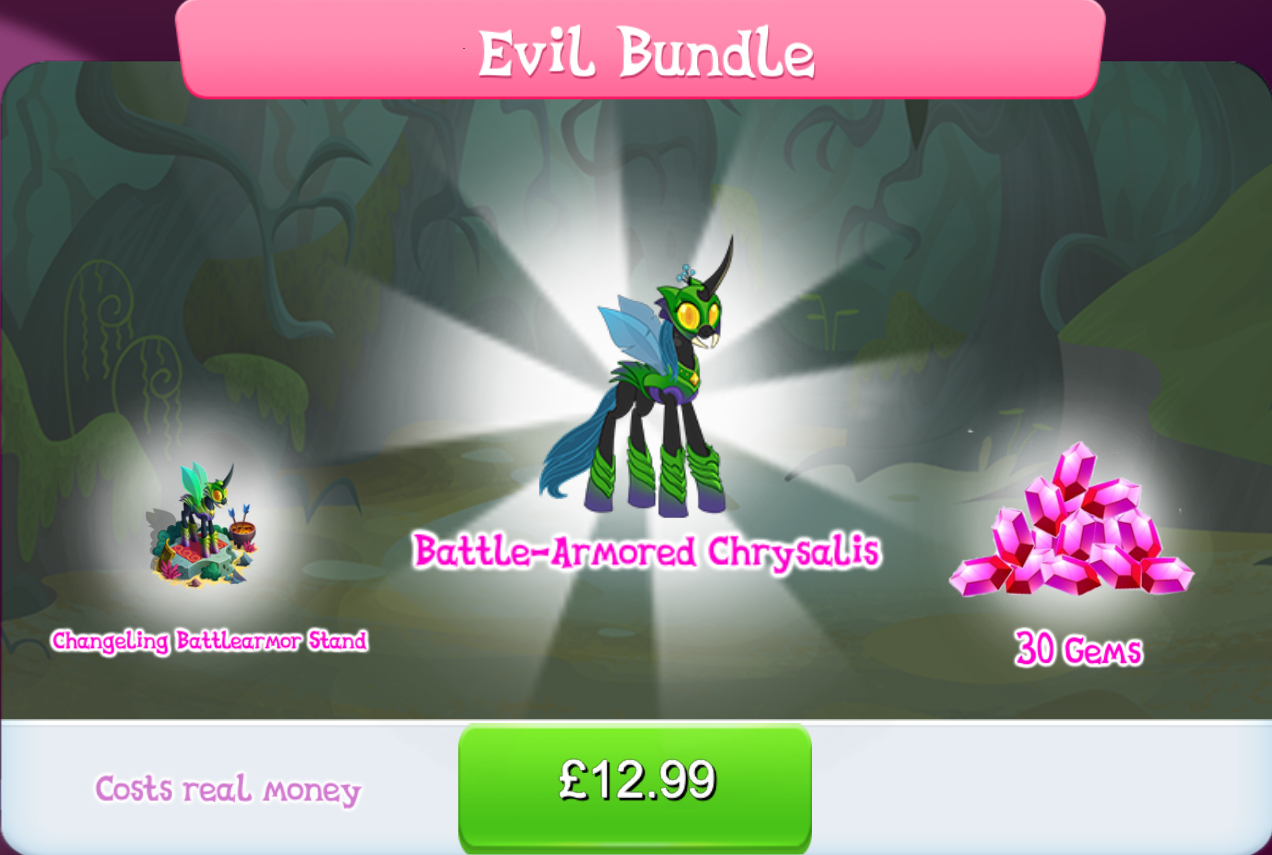#2975833 - safe, gameloft, queen chrysalis, changeling, changeling ...
