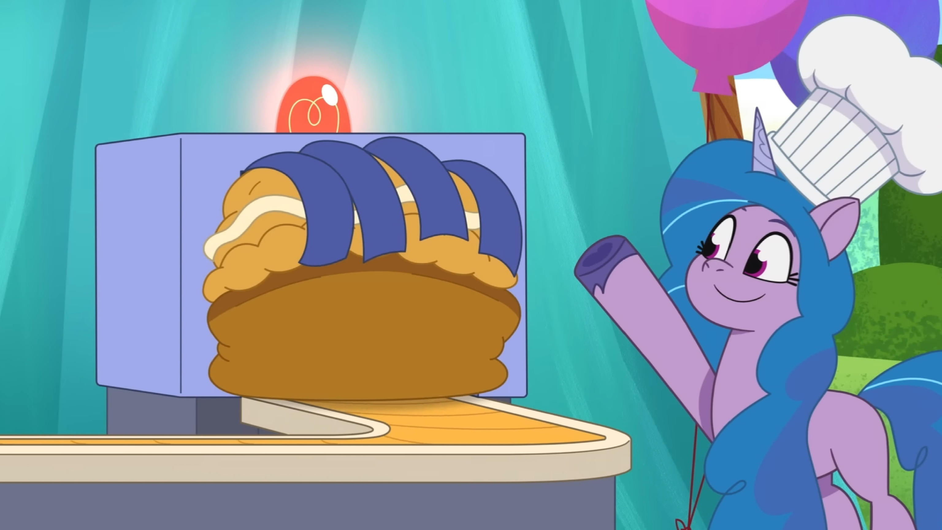 #2976217 - safe, screencap, izzy moonbow, pony, unicorn, filly filling ...