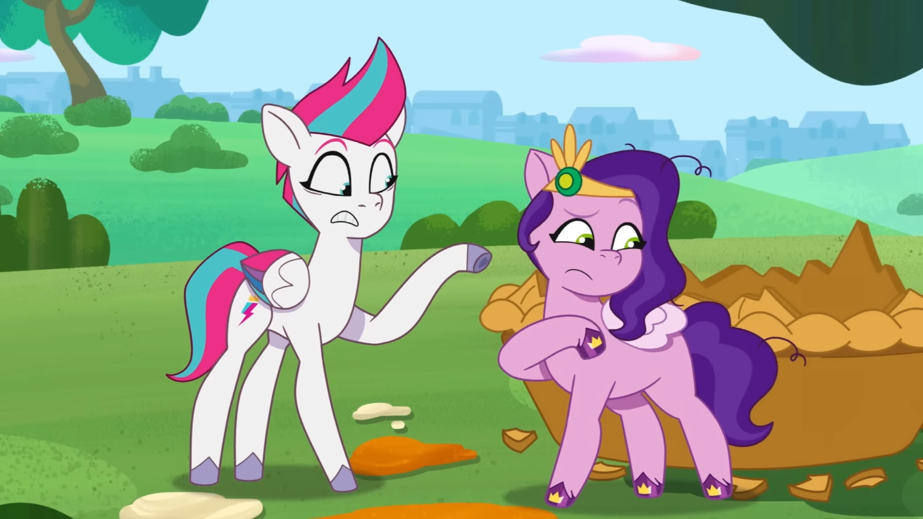 #2977002 - safe, screencap, pipp petals, zipp storm, pegasus, pony ...