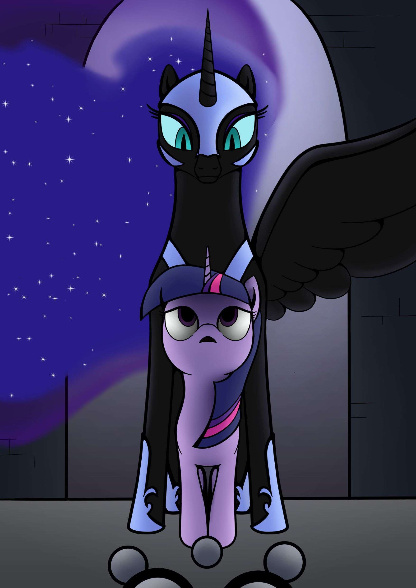 #2977892 - safe, nightmare moon, twilight sparkle, alicorn, pony, unicorn, friendship is magic ...