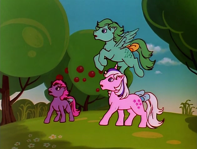 #2991805 - safe, screencap, ember (g1), medley, twilight, earth pony ...