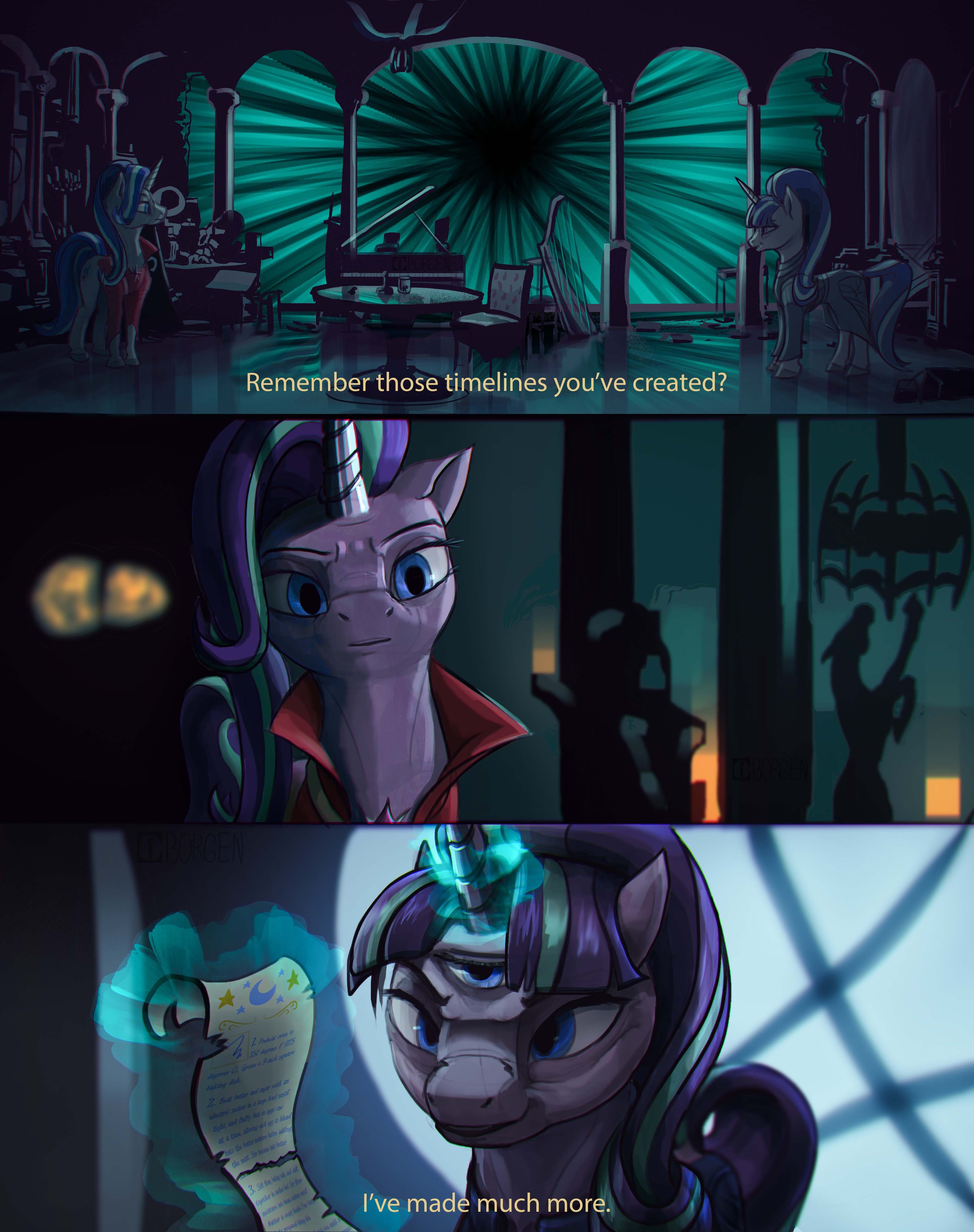 #2993660 - safe, artist:ciborgen, starlight glimmer, pony, unicorn, g4 ...