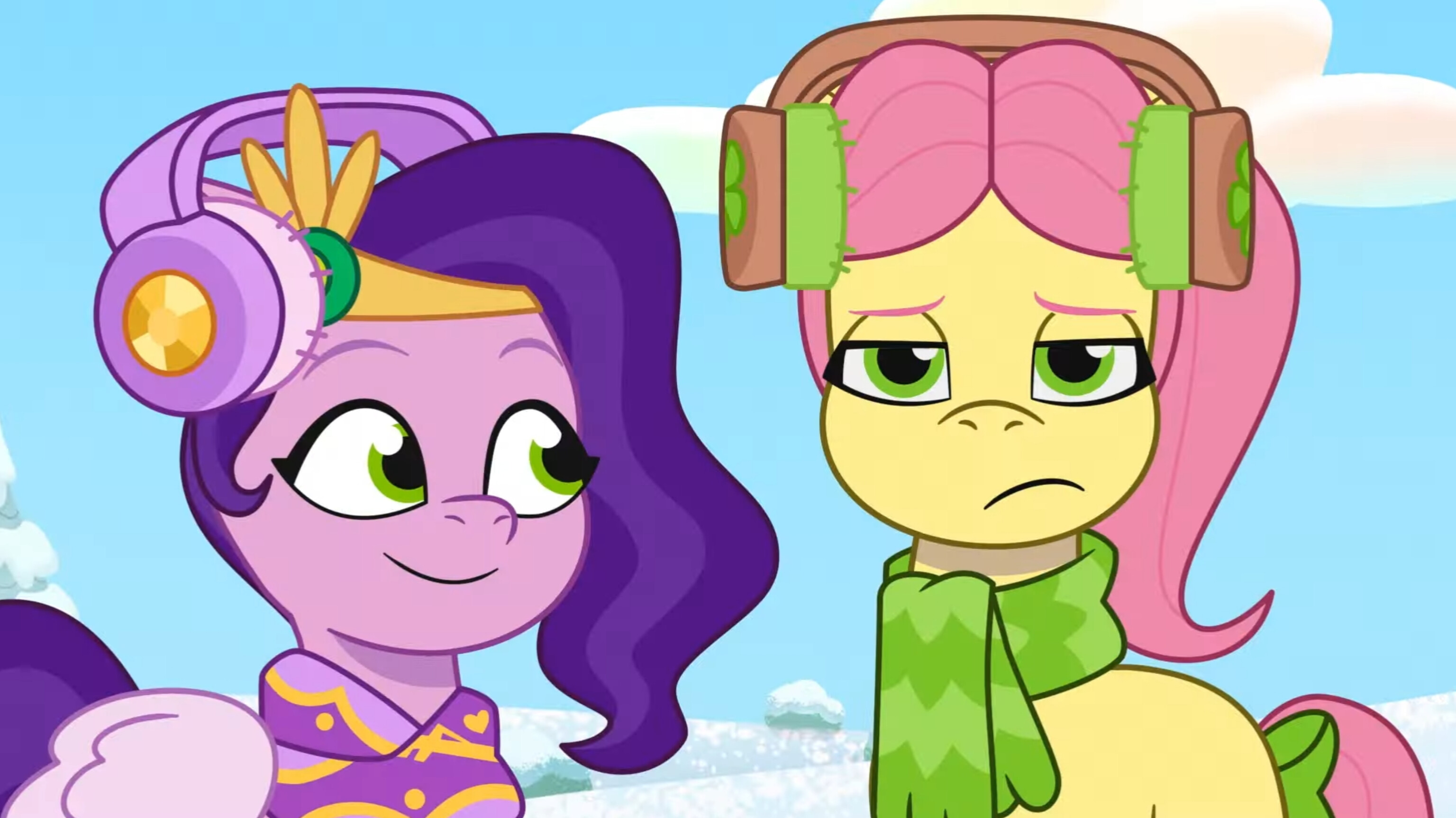 #2994346 - safe, screencap, pipp petals, posey bloom, earth pony ...