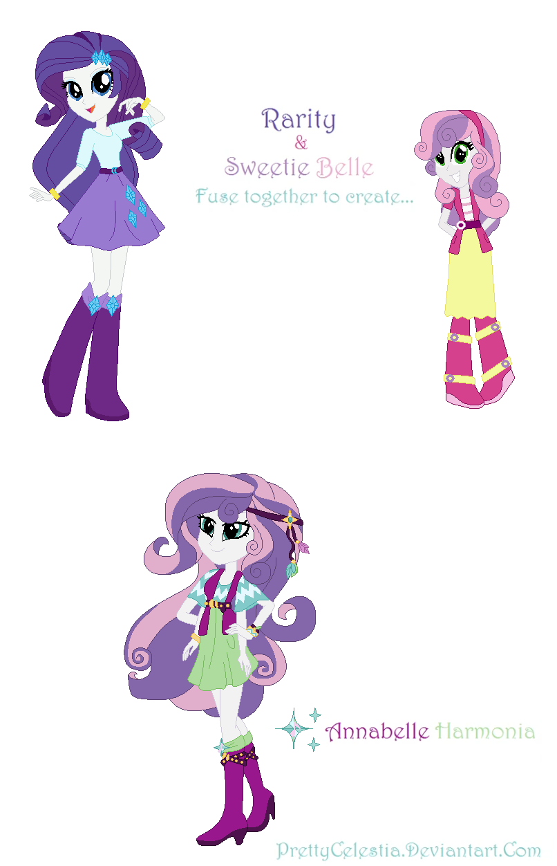 #2994435 - safe, artist:prettycelestia, rarity, sweetie belle, oc, oc ...