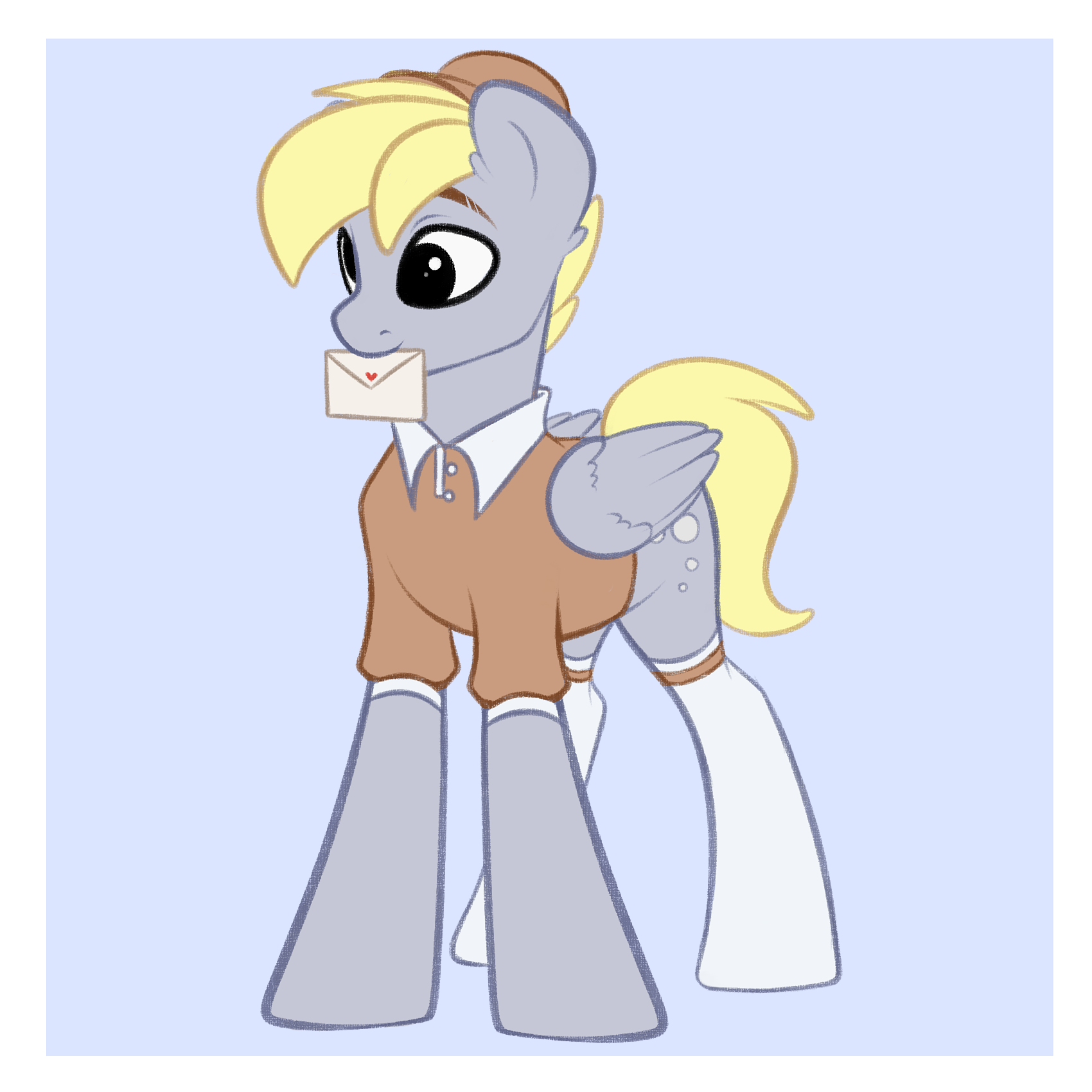 #2995004 - safe, artist:vetta, derpy hooves, pegasus, pony, g4, cute ...