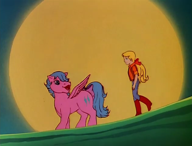 #2997008 - safe, screencap, firefly, megan williams, human, pegasus, pony, g1, my little pony 'n ...