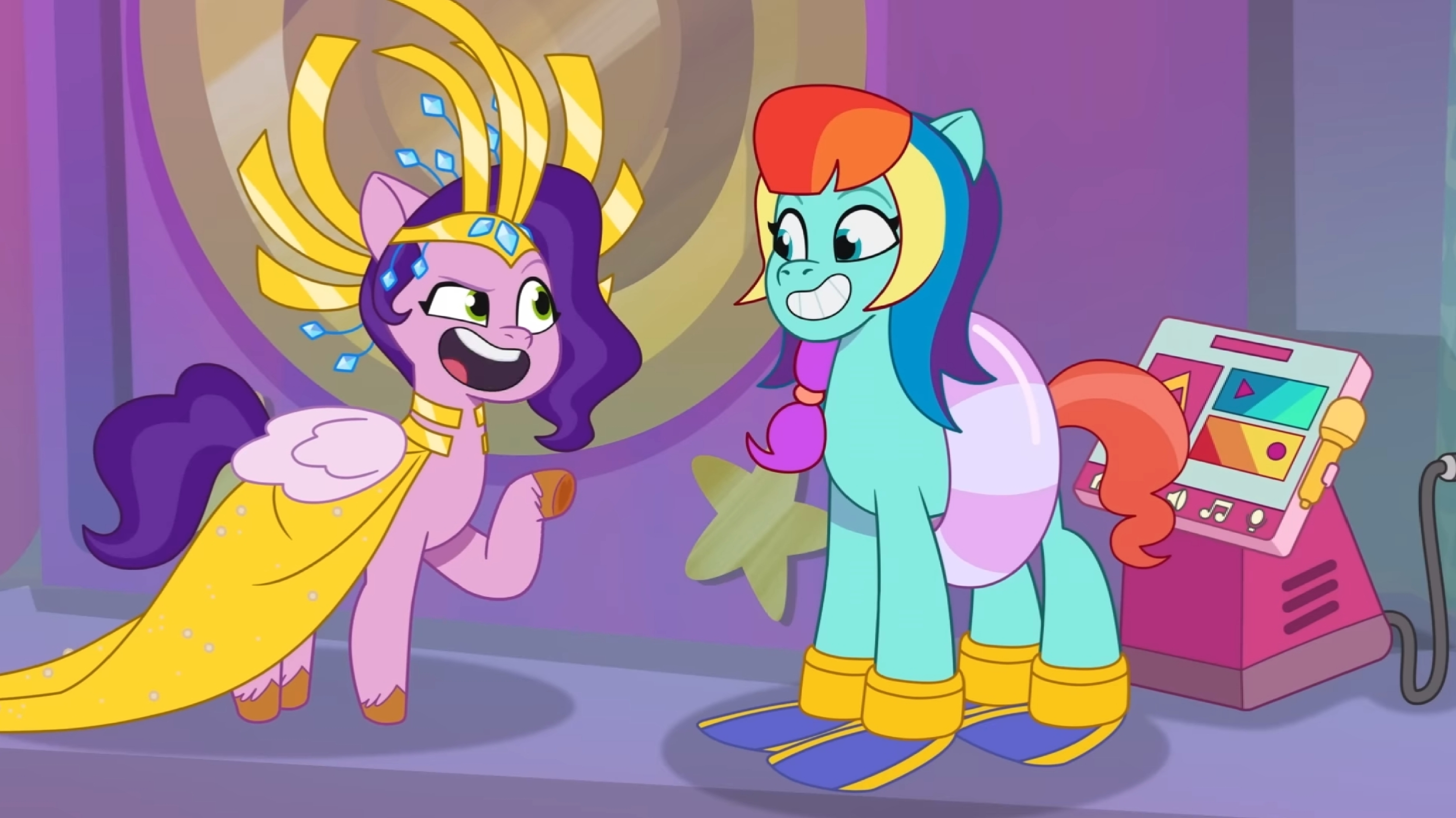 #2980039 - safe, screencap, jazz (g5), pipp petals, earth pony, pegasus, pony, g5, my little ...