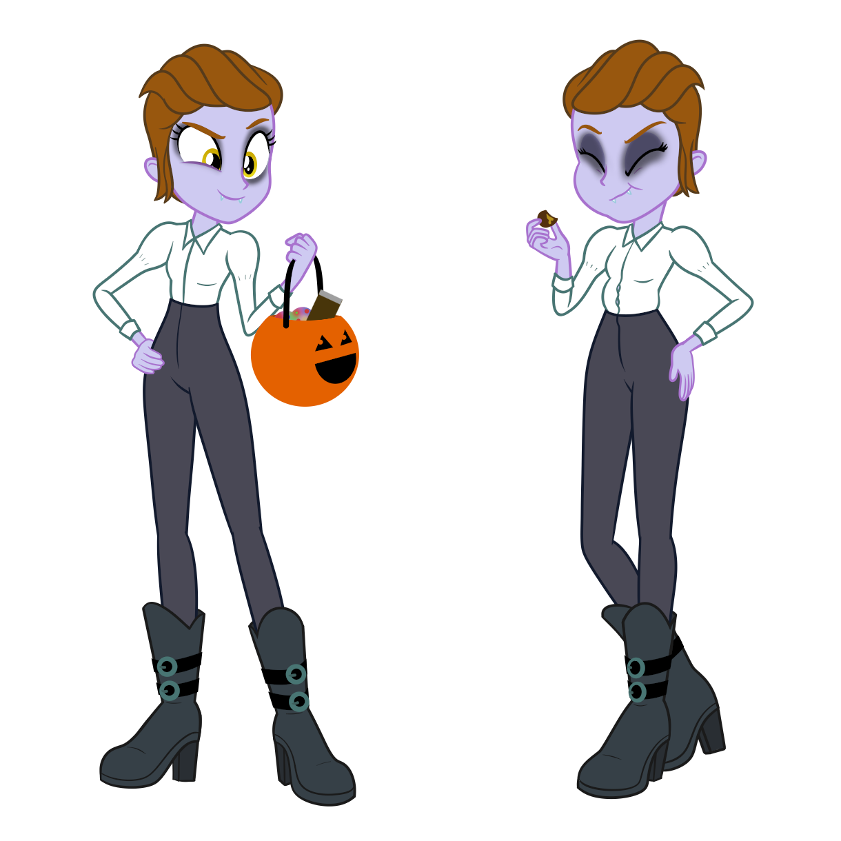 #2980109 - safe, artist:neongothic, oc, oc:neon sprinkles, human ...