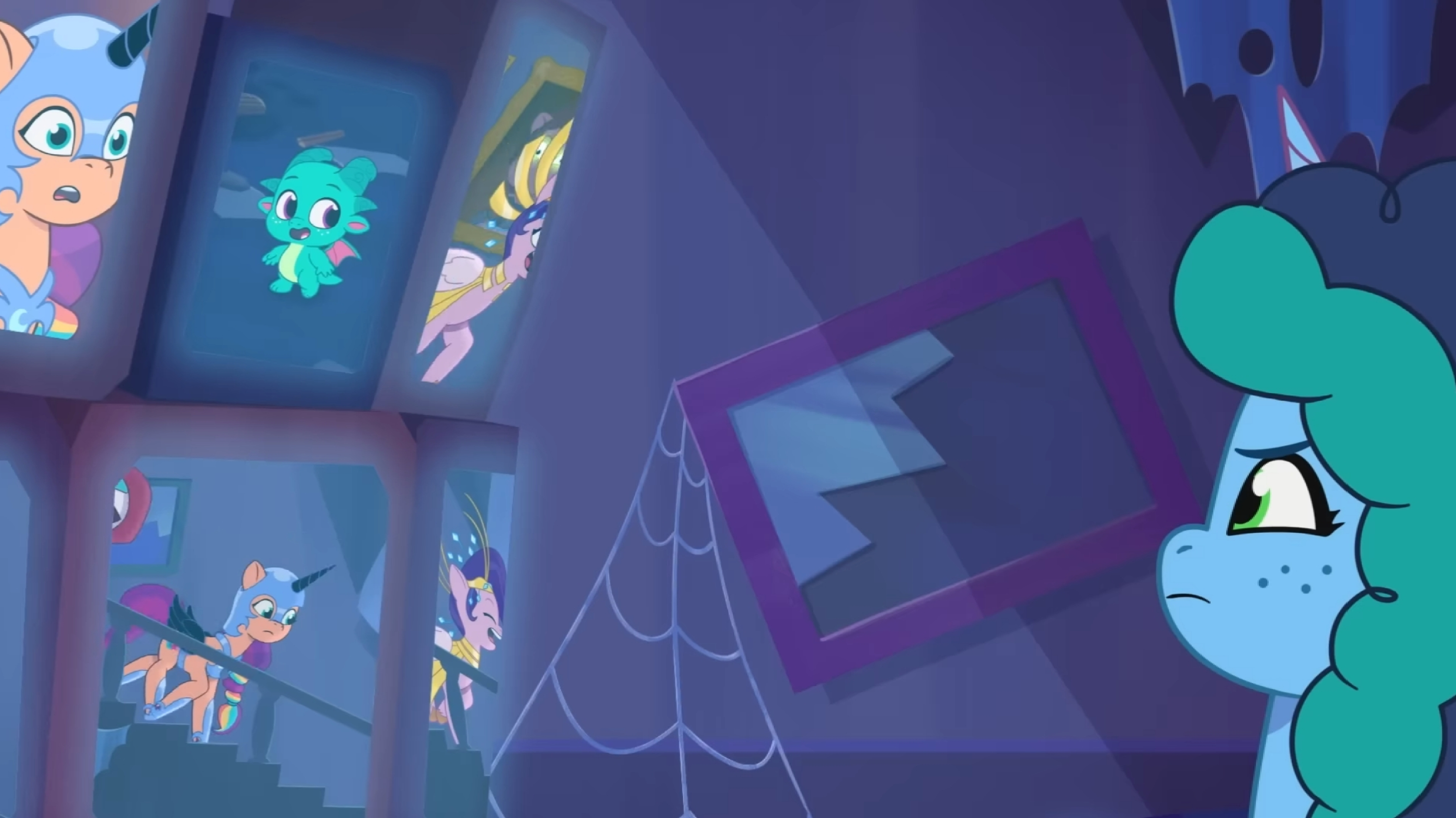 #2982103 - safe, screencap, misty brightdawn, nightmare moon, pipp ...