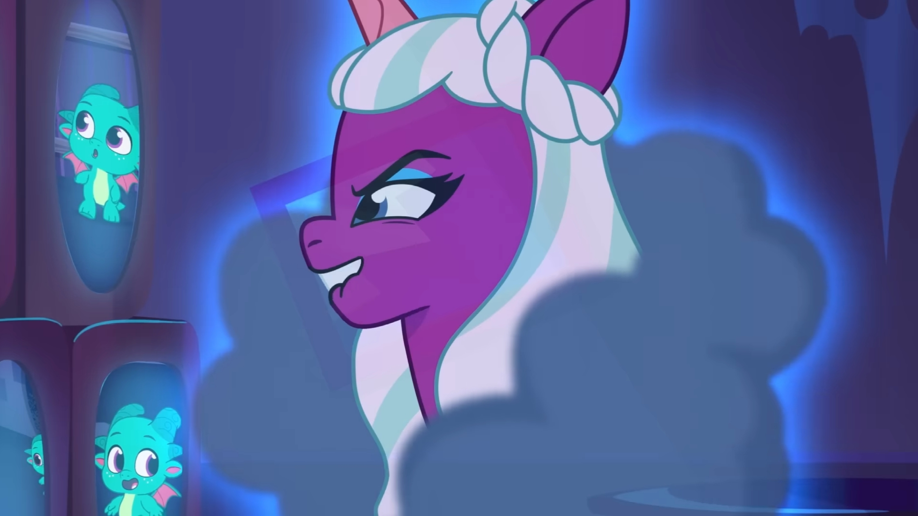 #2982223 - safe, screencap, opaline arcana, sparky sparkeroni, alicorn ...