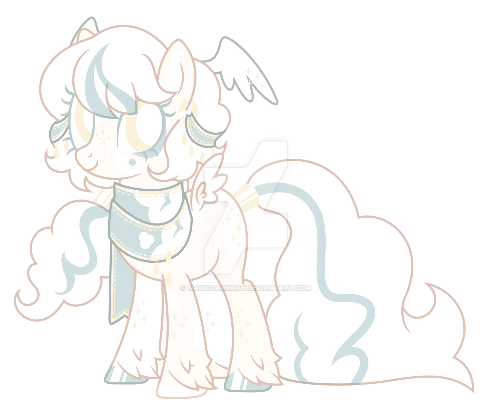 #3004230 - safe, artist:magicdarkart, oc, pegasus, pony, deviantart ...