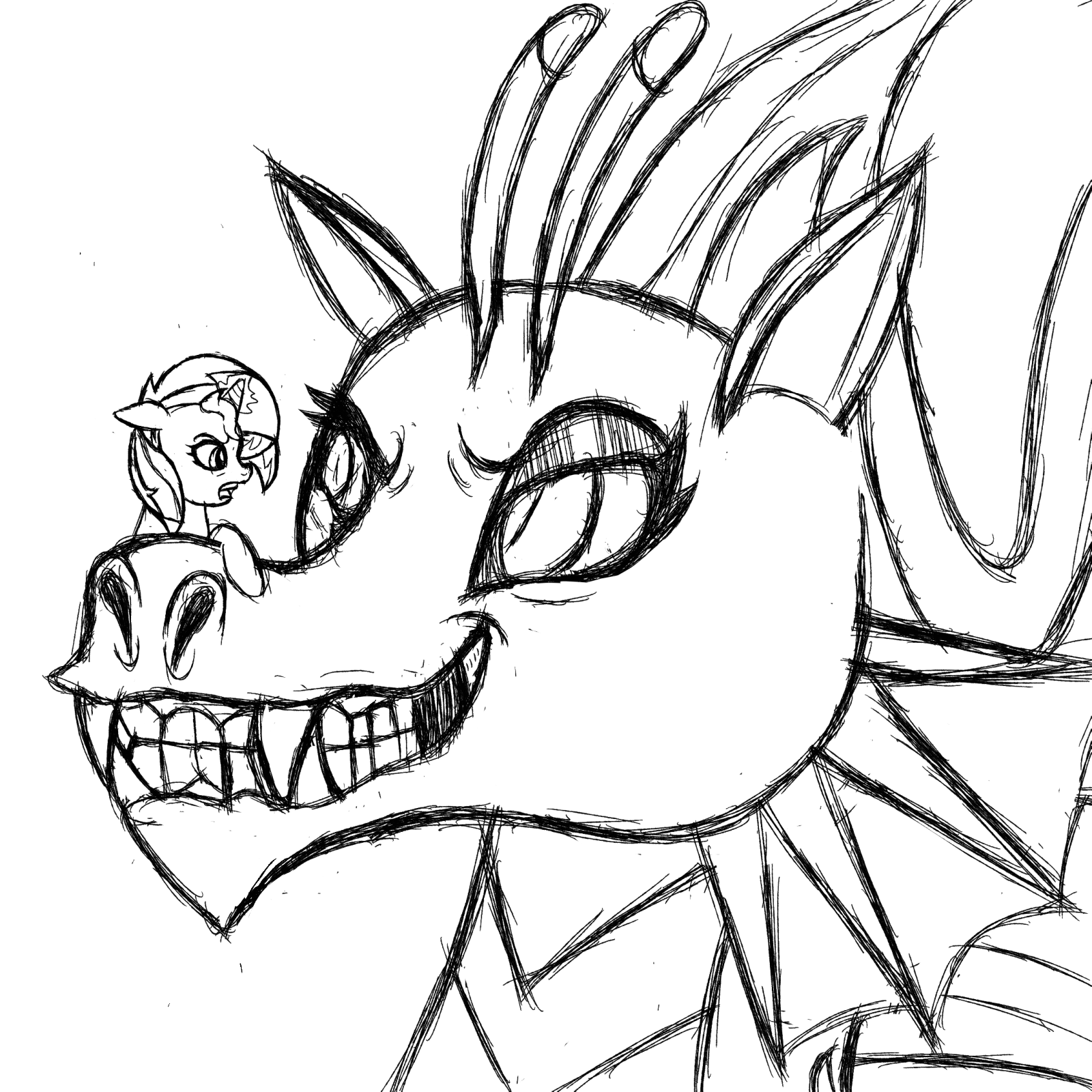 #3006844 - safe, artist:tigerbeetle, derpibooru exclusive, adagio ...