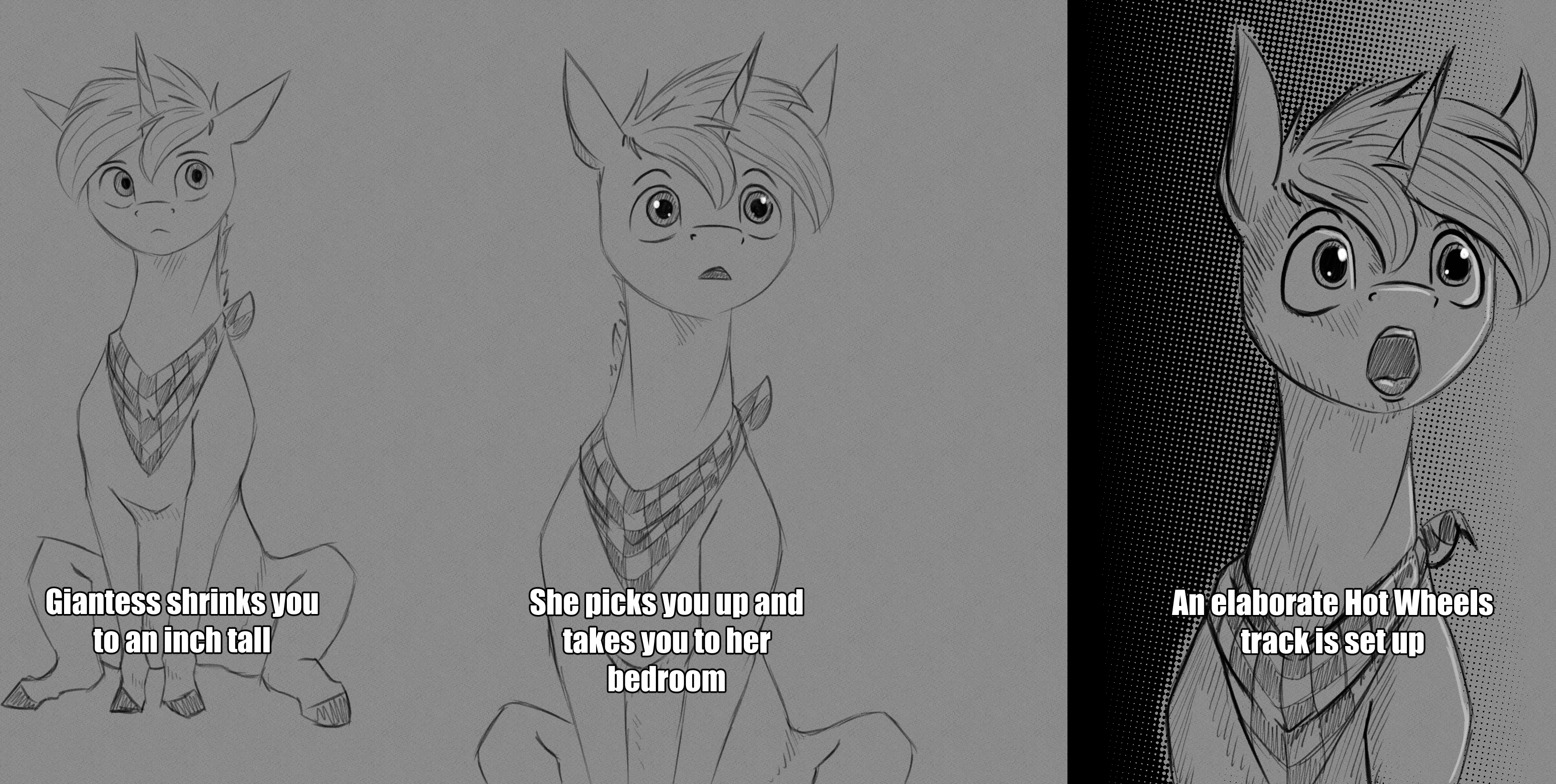 #3007293 - safe, artist:stray prey, oc, oc only, oc:lucent, pony, micro, solo - Derpibooru