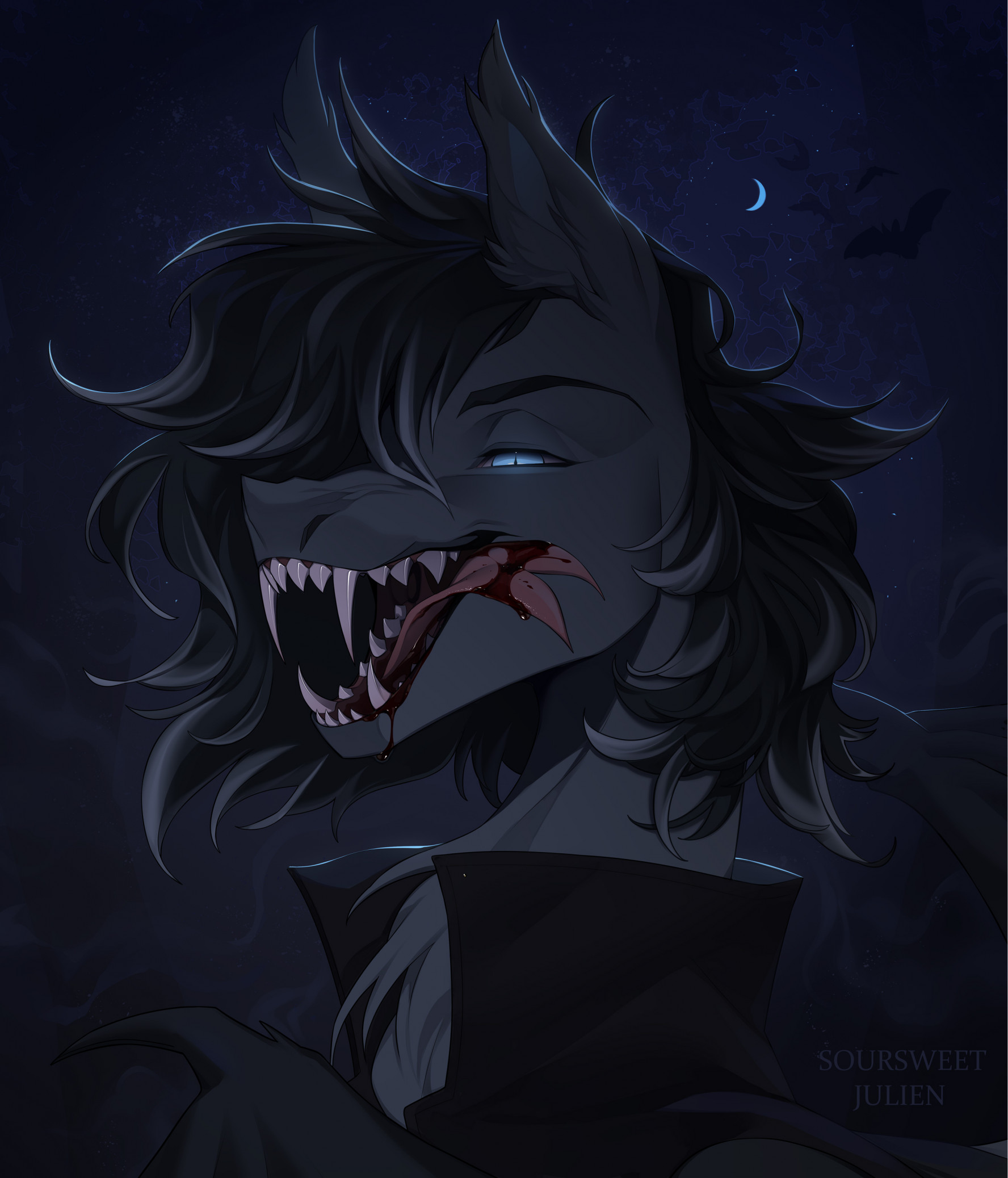 #3008886 - semi-grimdark, artist:sweet julien, oc, pony, undead ...