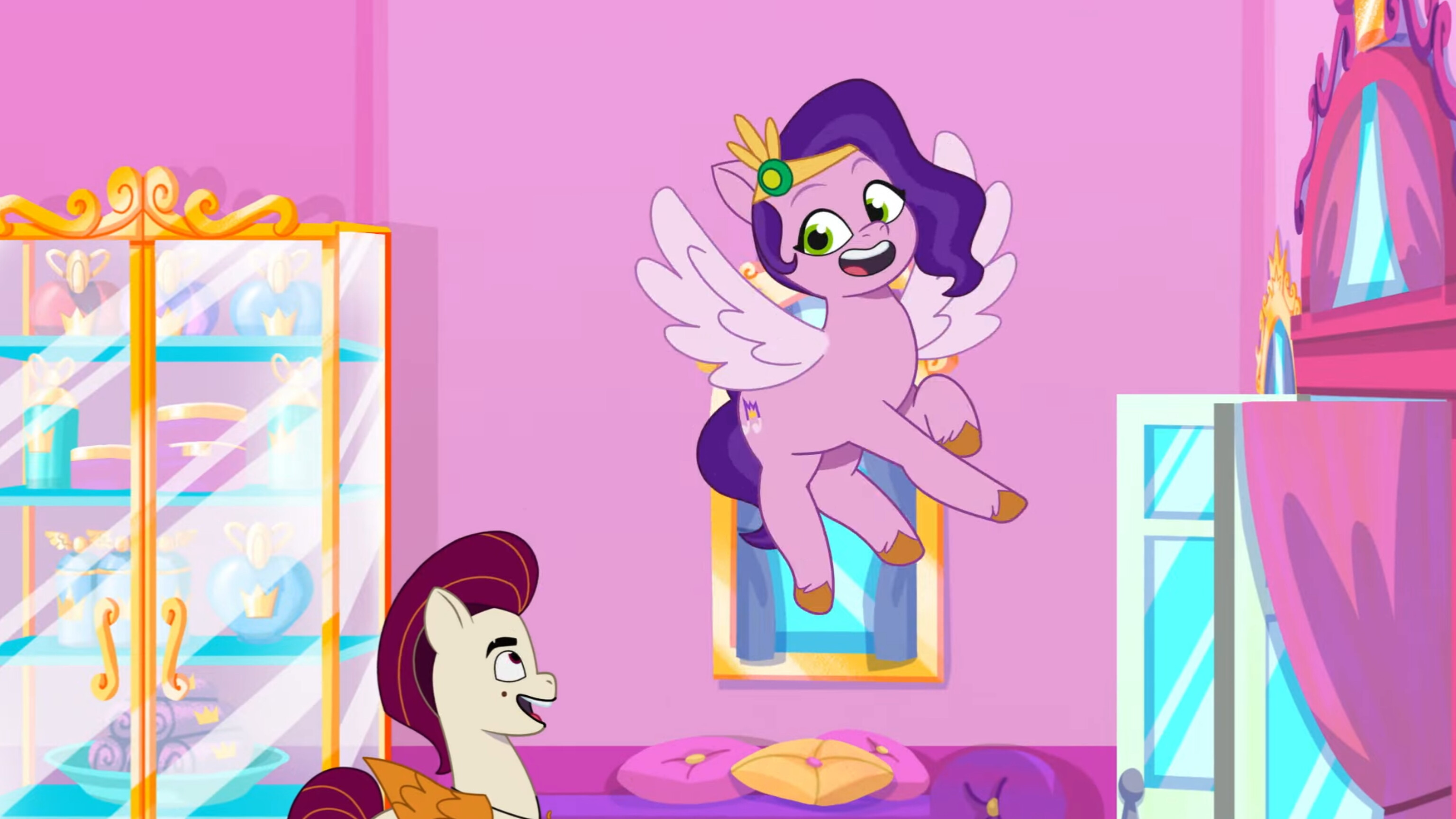 #3011970 - safe, screencap, pipp petals, rocky riff, pegasus, pony, a ...